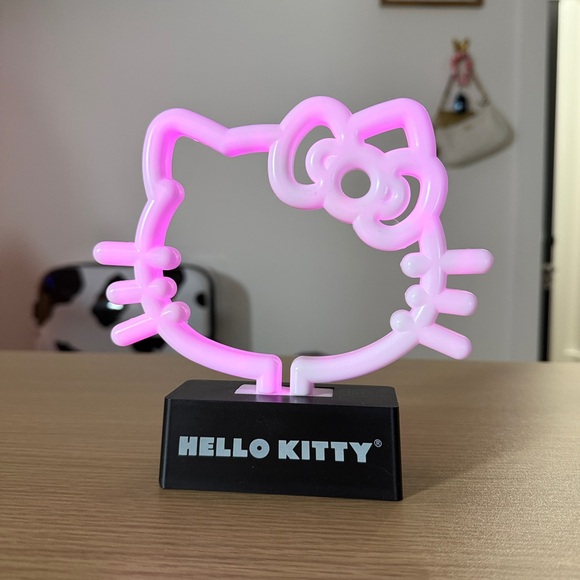 Hello Kitty | Other | Led Light Hello Kitty Led Light Neon Pink Mood ...